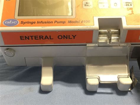 Used Abc Atlanta Biomedical Corporation Syringe Infusion Pump 4100 Pump