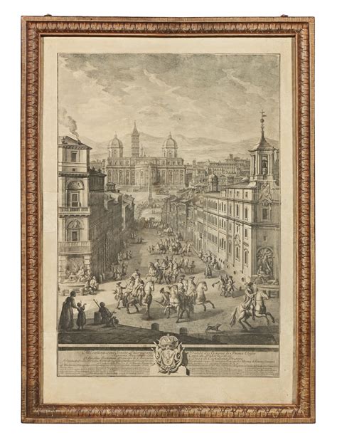 Bonhams Giuseppe Vasi Italian 1710 1782 Four Views Of Rome La
