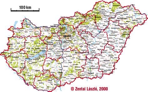 Térképek Magyarország teljes területéről