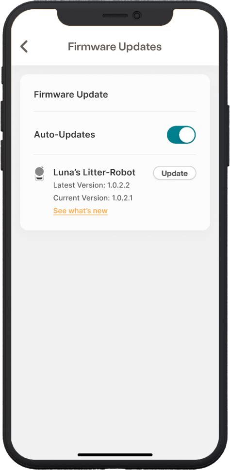 Litter Robot Firmware Update Instructions