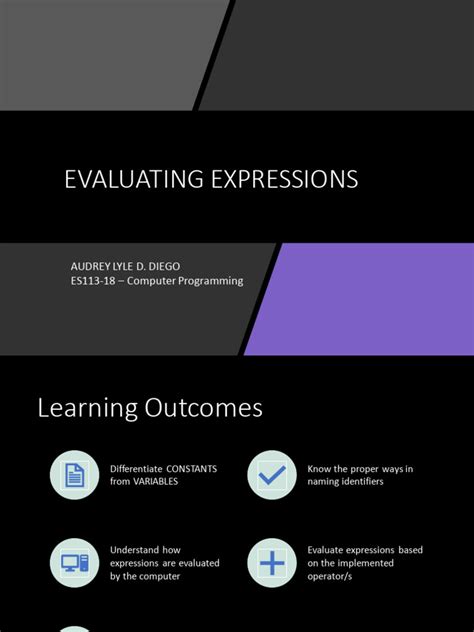 Module 2 Evaluating Expressions Pdf Integer Computer Science