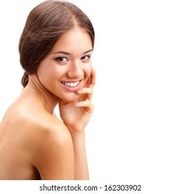 Pure Beautiful Woman Face Portrait Naked Stock Photo Shutterstock