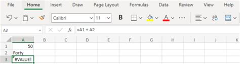 What Is A Value In Microsoft Excel