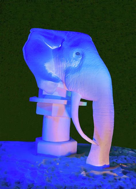 Frozen Behemoth Snow Sculpting Public Display In Breckenridge Colorado Photograph By Bijan