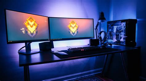 Ifttt2sr7cbi Black Everything Rgb Gaming Room Setup