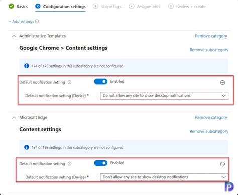 Disable Browser Toast Notifications Using Intune
