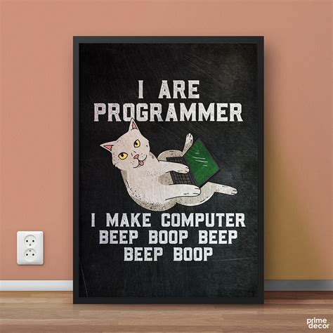 Programmer Life Funny Poster Wall Art Prime Décor