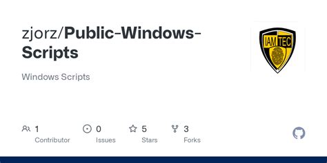 Github Zjorzpublic Windows Scripts Windows Scripts