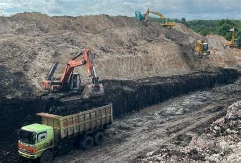 Polda Kalsel Tindak Dua Tambang Batu Bara Ilegal Dan Sita 6 Alat Berat