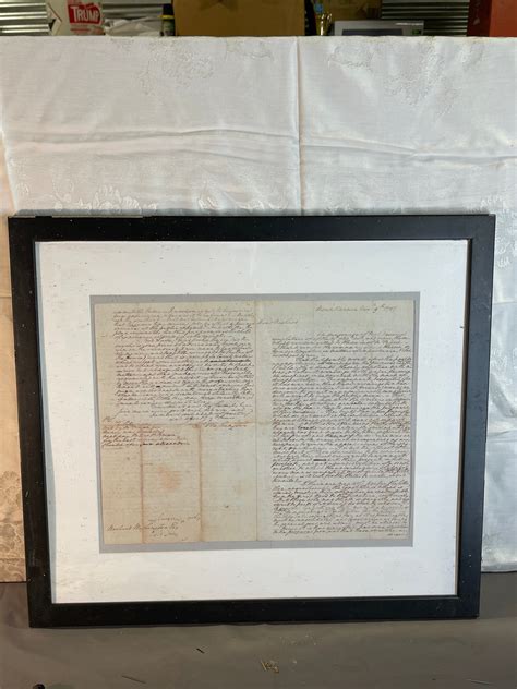 Framed Set Of The Declaration Of Independence Bill Of Rights Replicas