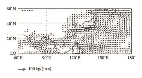 Anomalies Of Vertically Integrated Water Vapor Flux Arrows Units