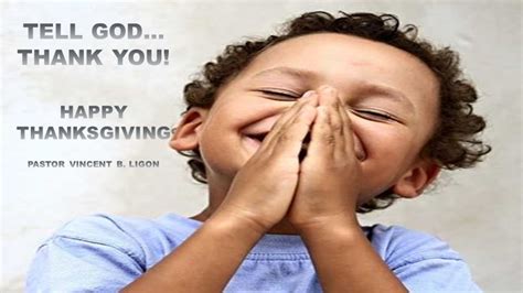Tell God Thank You Pastor Vincent B Ligon Logos Sermons