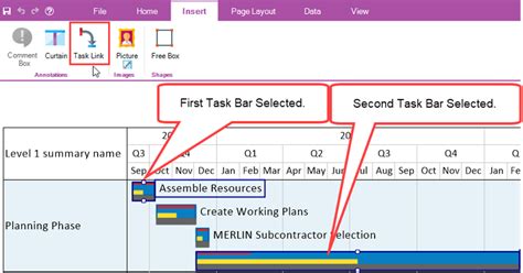 onepager s ribbon tool bar insert tab for version 7 2 onepager