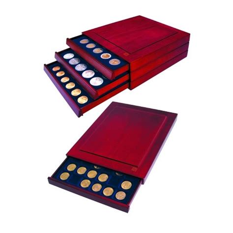 Pin Case Nova Exquisite Wood Stackable Drawer For Pins And Medals Safe