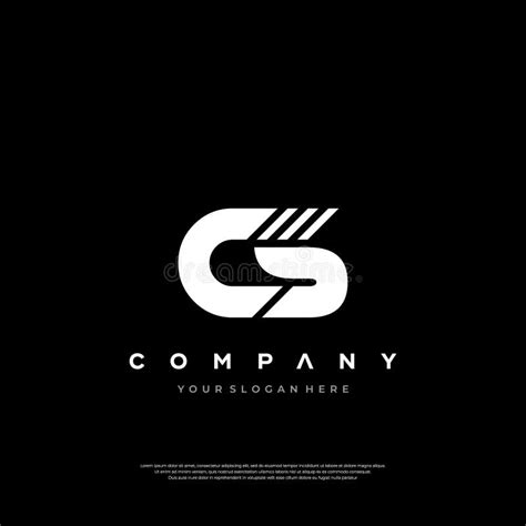 Cs Letter Logo Cs Logo Image Vector Stock Vector Illustration Of
