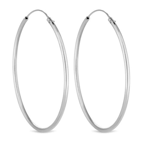 Sterling Silver 925 Hoop Earring Jewellery From Jon Richard Uk