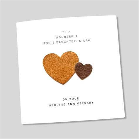 Son Daughter In Law Wedding Anniversary Card By The Dogs Collars Uk