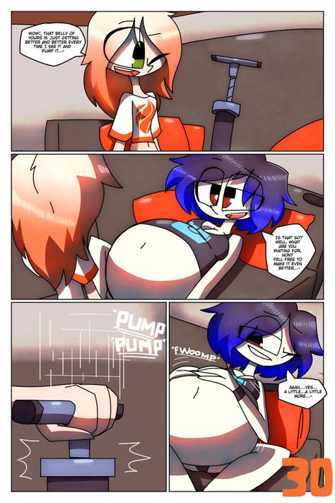 Rule 34 Air Inflation Air Pump Air Pump In Butt Blue Hair Cadester2