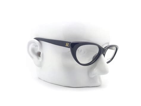 Vuarnet Pouilloux Ref 060 Black Vintage Cateye Glasses Frame Ed