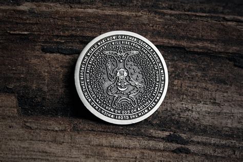 The Great Baphomet Coin Seal Of Baphomet Pentagram Samael And Lili