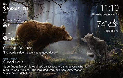 Word Of The Day Quotes Json Widgets And More Dakboard