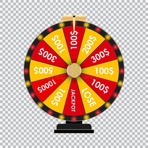 Wheel Of Fortune Lucky Icon With Place For Text Vector Illustration