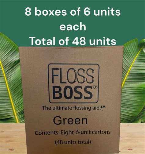 Floss Boss 48 Unit Box Premium Dental Floss Supply My Floss Boss