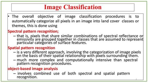 Supervised Remote Sensing Image Classification Pptx