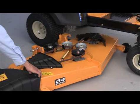 Cub Cadet Xt Deck Removal