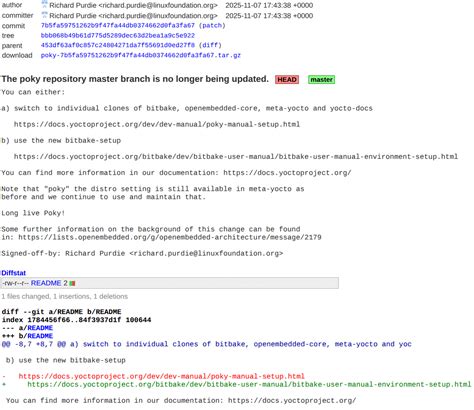 The Poky Master Branch Is Gone What Next Reliable Embedded Systems