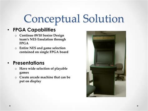 PPT FPGA Based Arcade Emulation PowerPoint Presentation Free Download ID 2821681