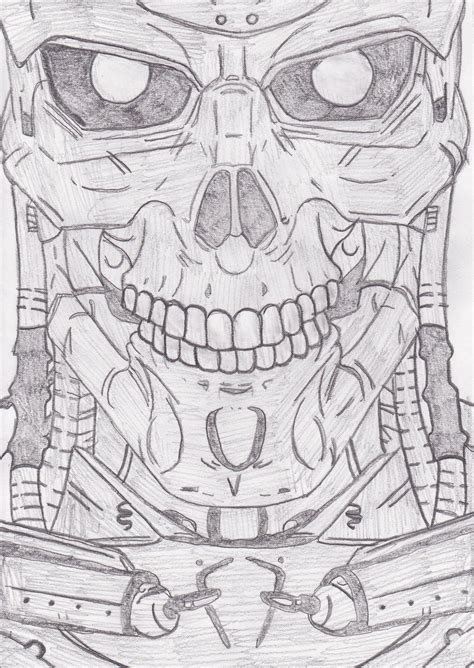 Terminator Cartoon Drawings Sketches Drawings