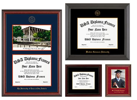 Custom Diploma And Document Frames Usa Diploma Frames