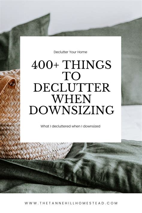 400 Things To Declutter When Downsizing What I Decluttered Tipps