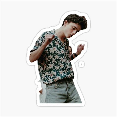 Elio Perlman Dancing Sticker By Zoeyk17 Redbubble