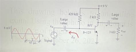 Solved Problem For The Amplifier Shown Below Chegg