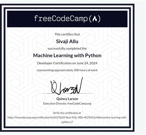 Excited To Share That Ive Earned My Machine Learning With Python