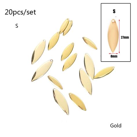 Metal Willow Spinner Blades Smooth Finish Diy Spin Vicedeal