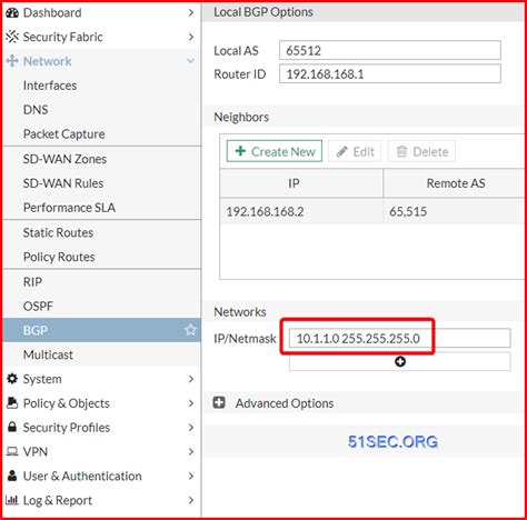 FortiGate Lab BGP Over IPSec VTI Web Gui CLI Configuration Security
