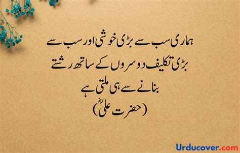 Hazrat Ali Quotes In Urdu