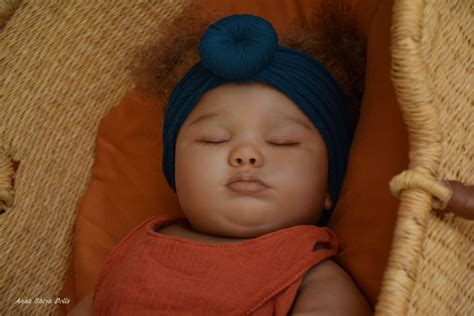 Sheva Dolls OOAK Lifelike Ethnic Biracial Reborn Baby Doll June