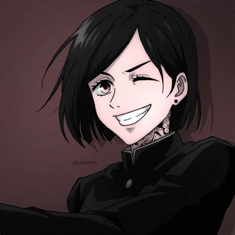 Nobara Kugisaki Black hair Personagens de anime Anime Ilustração kawaii
