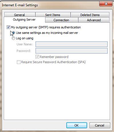 Outlook 2010 Accessing Account Settings InMotion Hosting