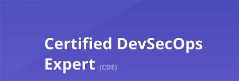 Minha Jornada Para A Certificação Cde Certified Devsecops Expert By