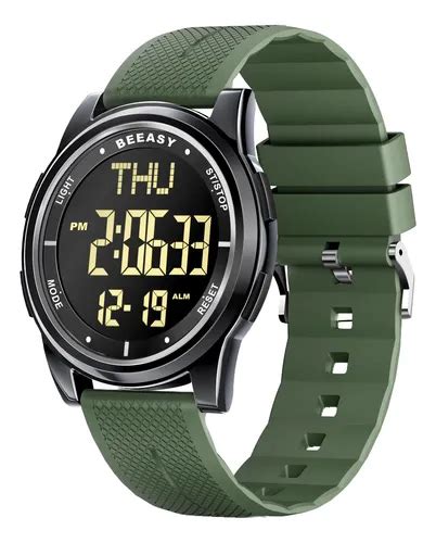digital watch waterproof with stopwatch alarm countdown dual meses