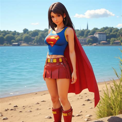 Tifa As Supergirl00038 By Elodtrebor On Deviantart