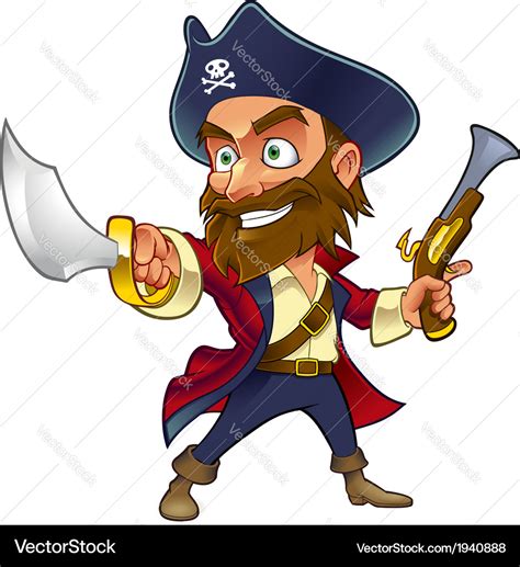 Pirate Royalty Free Vector Image Vectorstock