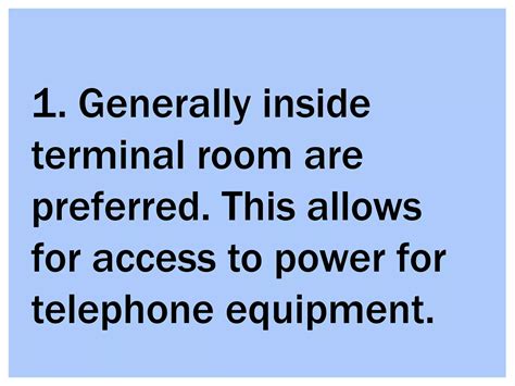 Telephone Terminal Cabinet Pptx