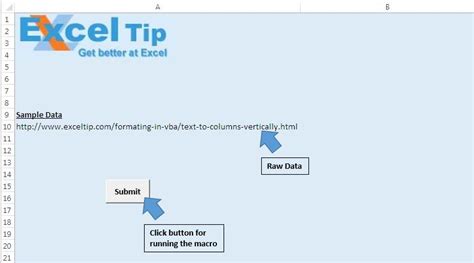 Delimiting The Text In A Cell To Column Vertically