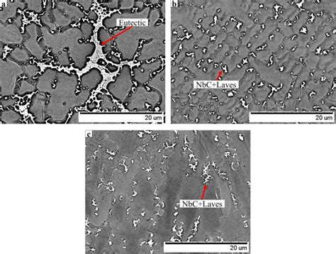 Micrographs Of Specimen 4 Upon Da At A Top Region Depicting Eutectic